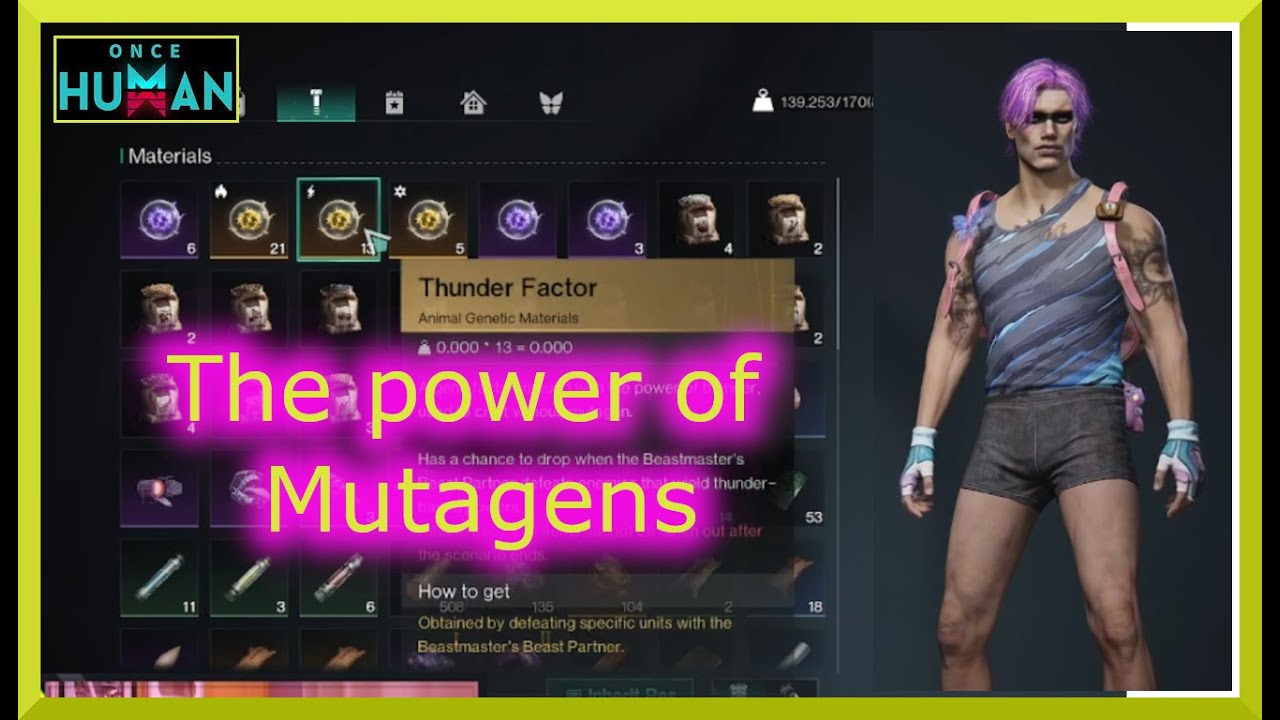 The Power of Mutagen - Beastmaster Class Guide | Once Human - YouTube