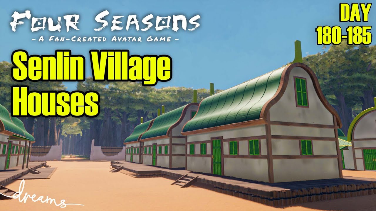 Creating an AVATAR Fan Game! | Senlin Village Houses and Forest | [Day ...