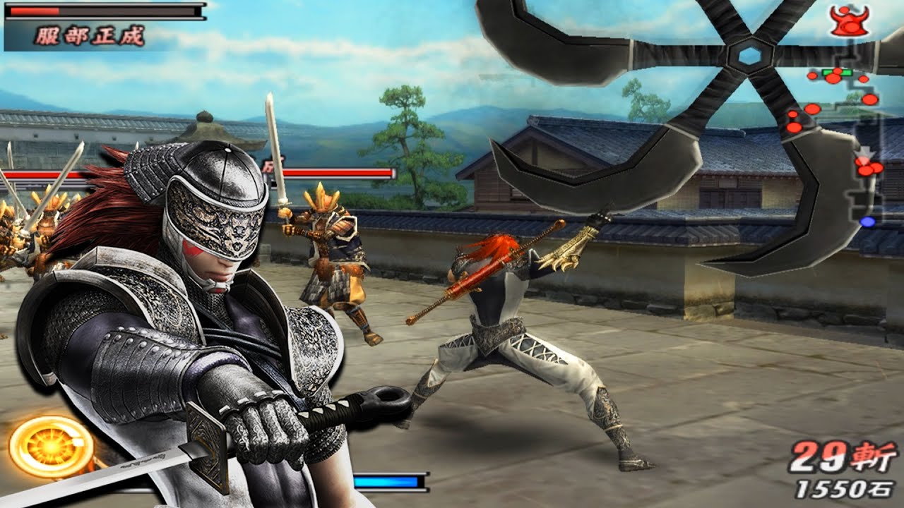 SEMUA SKILL FUMA KOTARO - BASARA 2 HEROES PS2 - YouTube