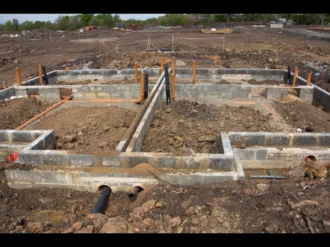 Why Buildings Need Foundations //Building House Construction Process ...