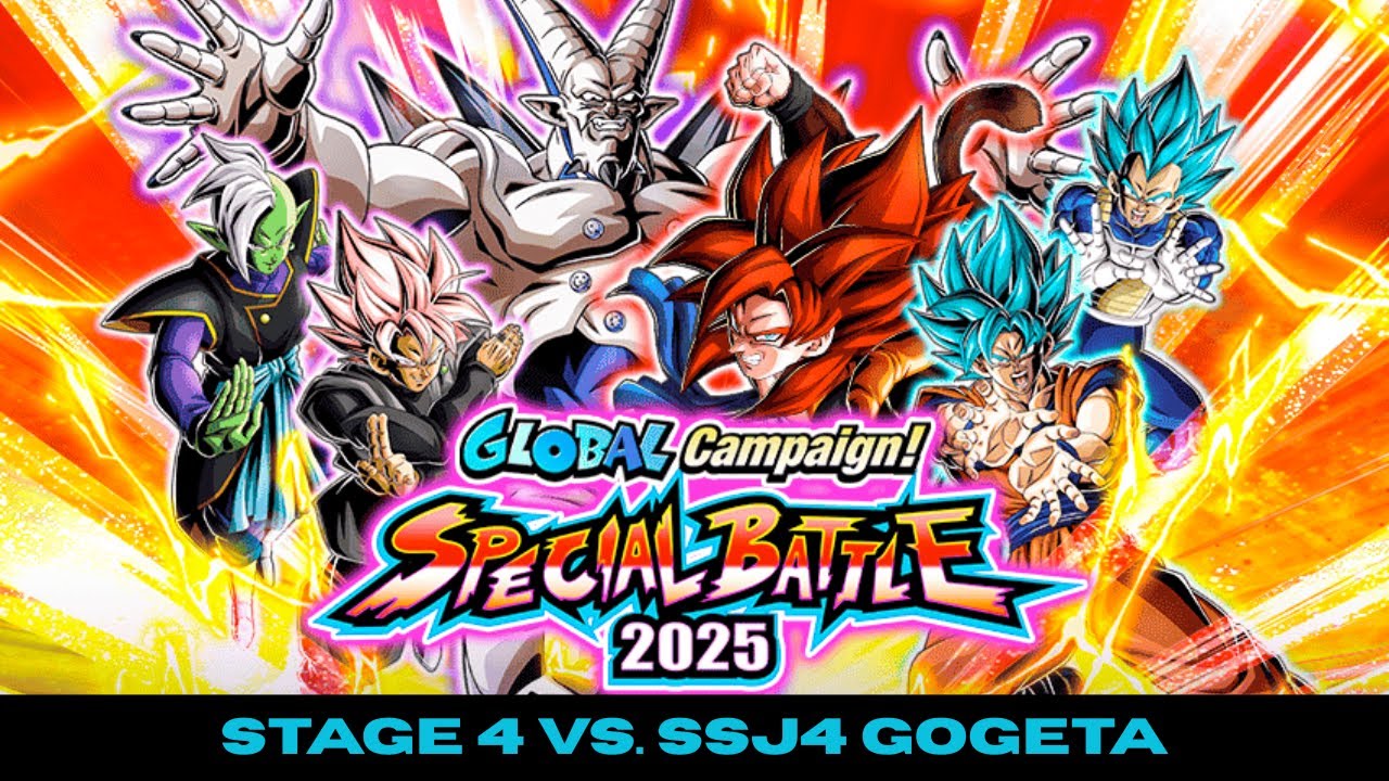 Global Campaign Special Battle Stage 4 | DBZ Gokkan Battle Global ...