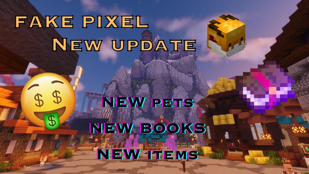 FAKE PIXEL New update all items and pets full details - YouTube