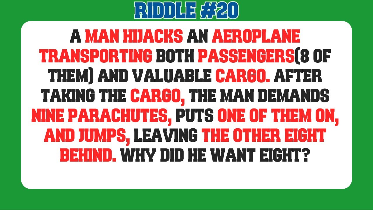 SITUATIONAL RIDDLES : 7 Situational Riddles That Require Critical ...