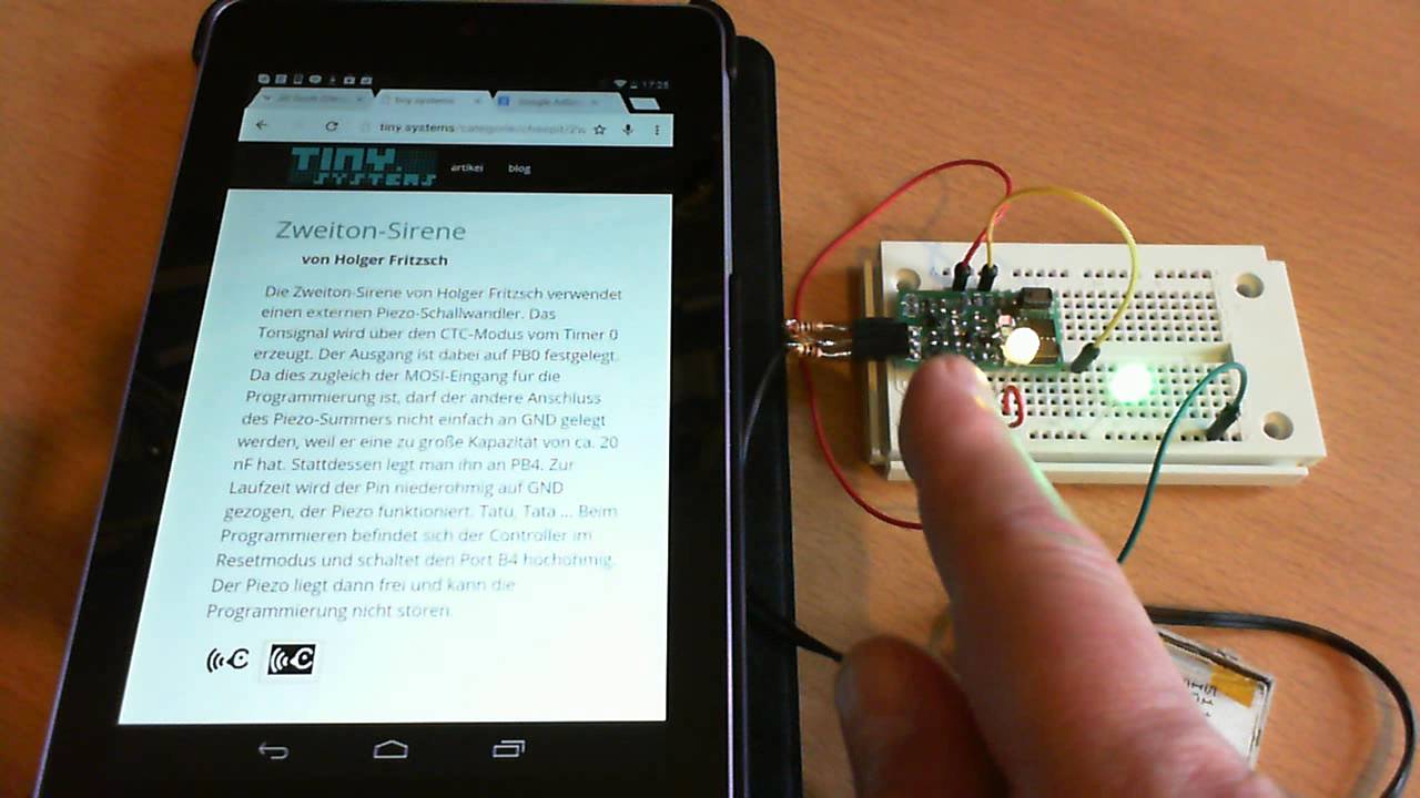 Tablet programmiert Sparrow - YouTube