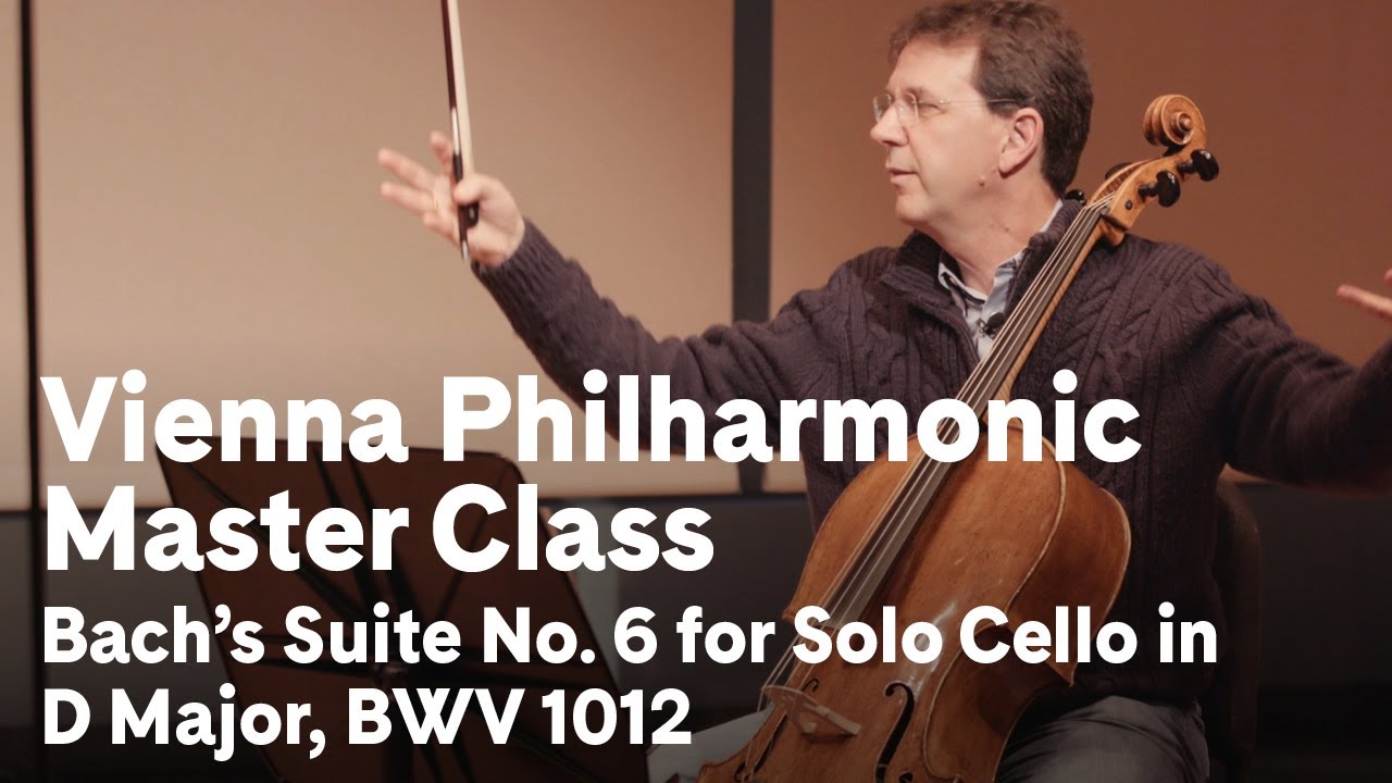 Vienna Philharmonic Cello Master Class with Tamás Varga: Bach’s Suite ...