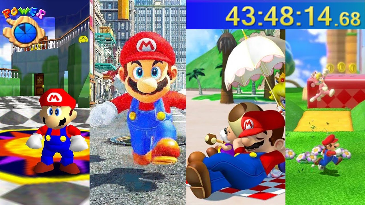 9 Mario Games. 44 Hours Straight. 1 World Record | Interview With Speed ...