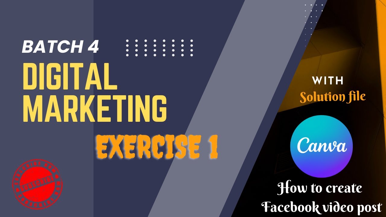 Digiskills Digital Marketing Exercise 1 Batch 4 | digital marketing ...