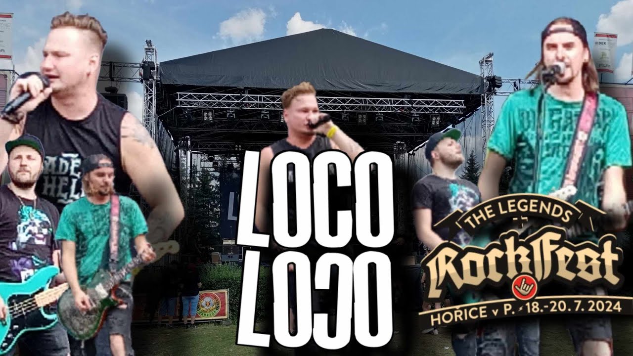 The Legends Rock Fest Hořice 2024 Loco Loco - YouTube