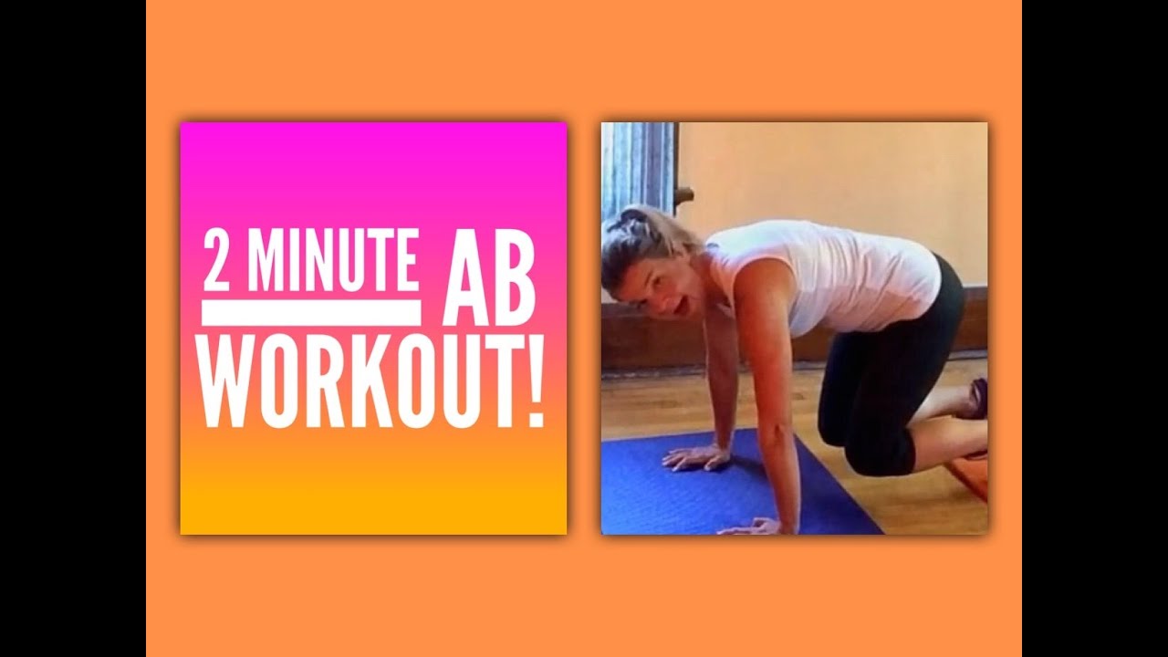 2 Minute Abs (Towel Workout) - YouTube