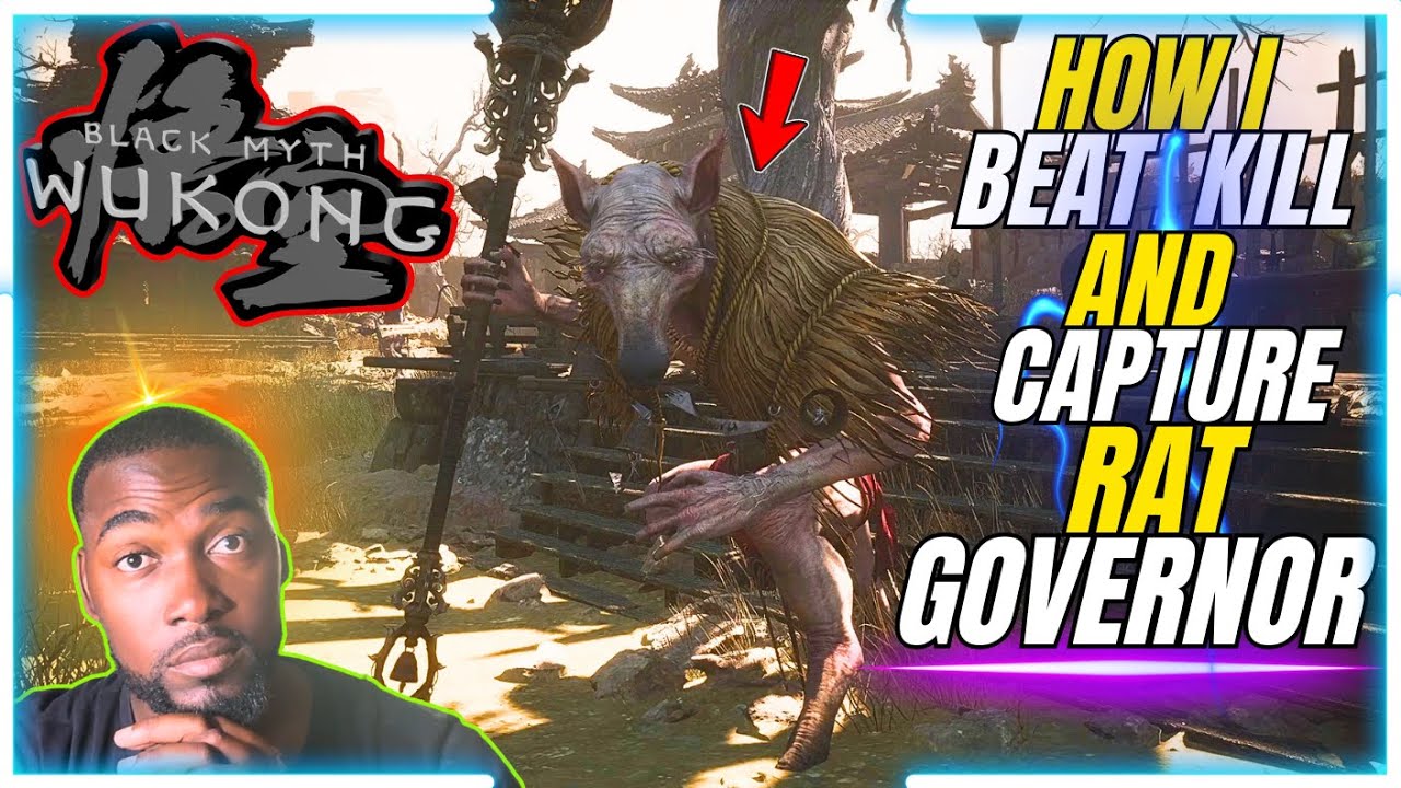BLACK MYTH WUKONG: How I Beat, Kill and Capture the RAT GOVERNOR - YouTube