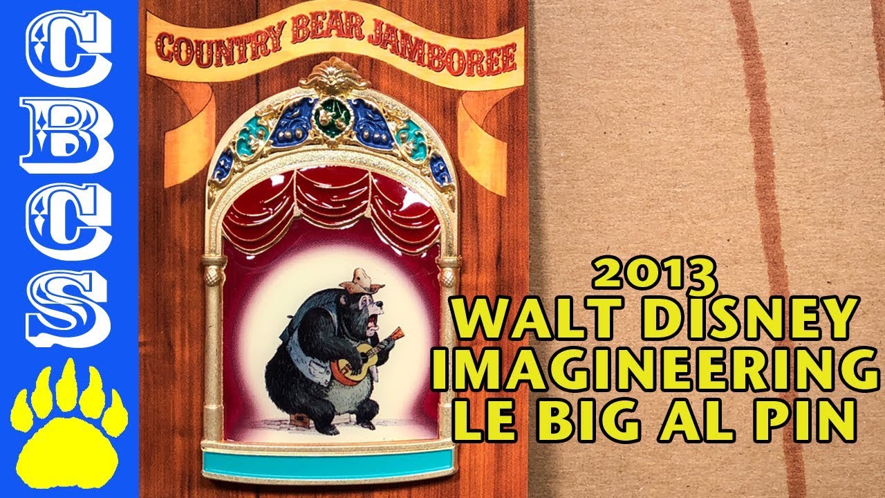 2013 Walt Disney Imagineering LE Big Al Pin - Country Bear Collector ...