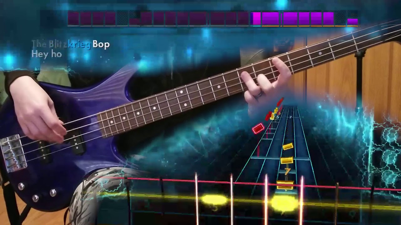 Blitzkrieg Bop - The Ramones 99% (BASS) Rocksmith 2014 Remastered - YouTube