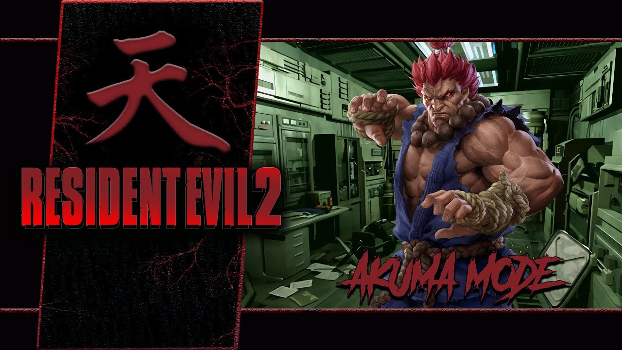 Resident Evil 2 - Akuma Mode - YouTube