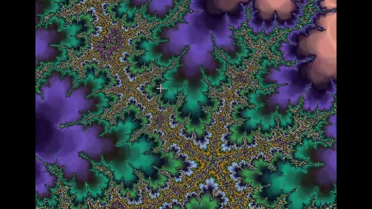 zooming into the mandelbrot set 10 - YouTube