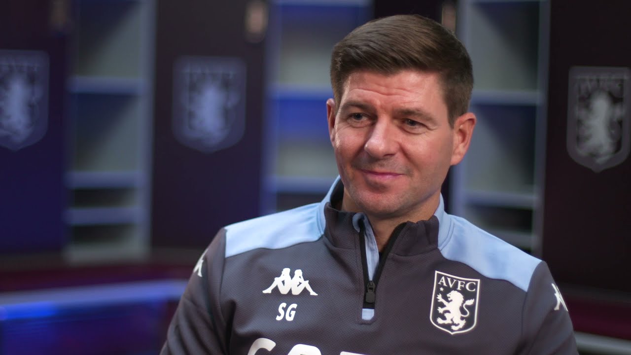 WATCH Steven Gerrard's first interview on VILLATV - YouTube