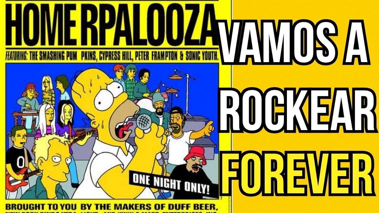 Los Simpson y su mejor capitulo... de Rock - YouTube