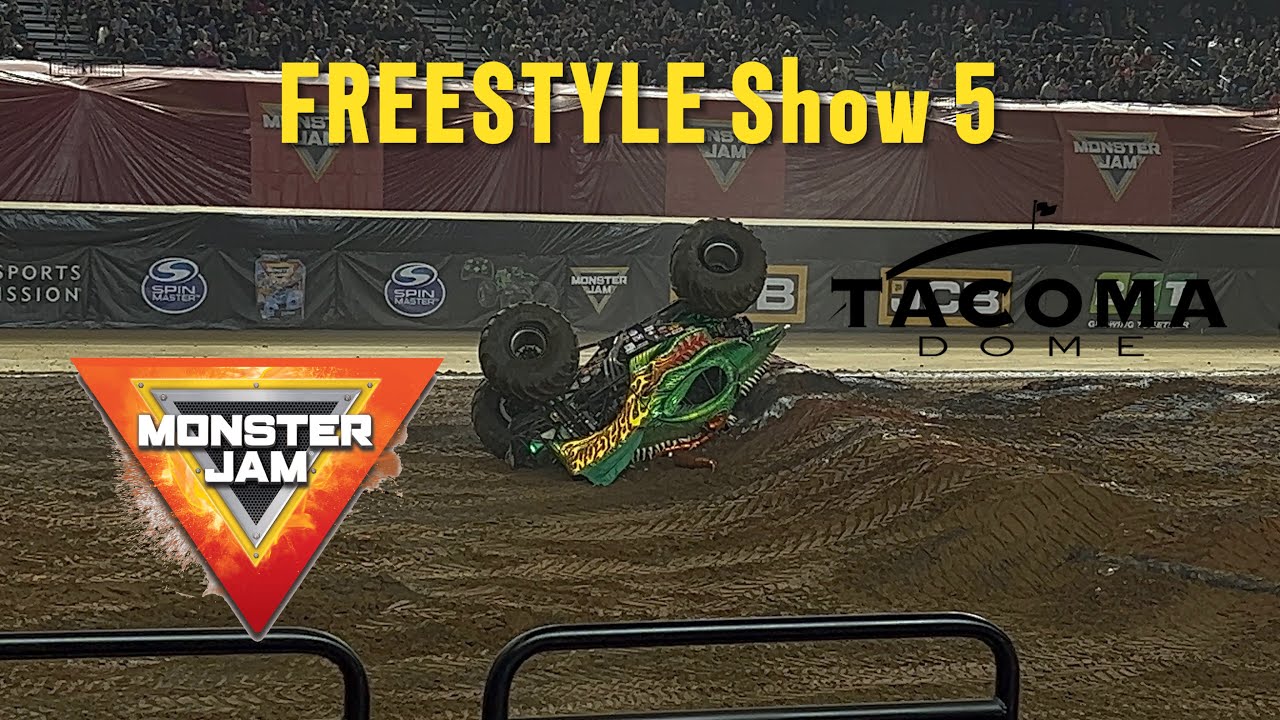 FREESTYLE Show 5 - Monster Jam Tacoma, WA 2025 - YouTube