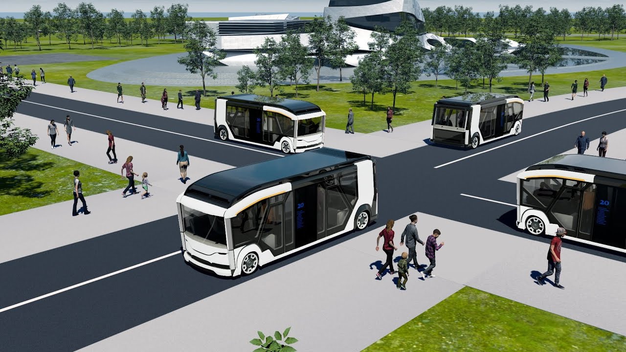 【2025年大阪・関西万博】来場者移動EVバス紹介動画 - YouTube