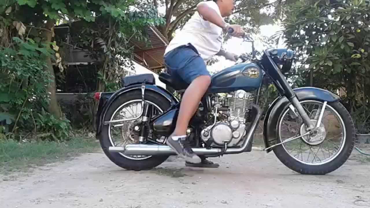 test run bsa m33 put sr engine by lampang very cool - YouTube