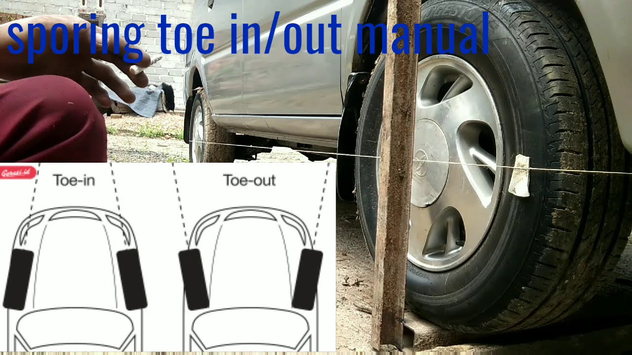 Cara sporing toe in/out manual - YouTube