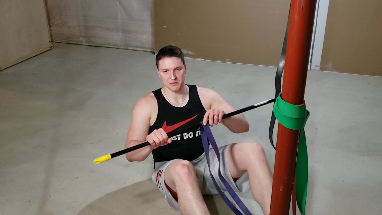 Supine Band Shoulder Press Youtube