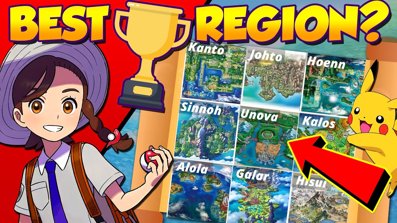 Every Pokémon Region: Worst to Best - YouTube
