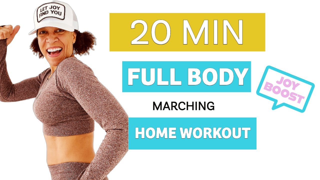 20 MIN MARCHING WORKOUT NONSTOP 🛑 👉🏽 How to workout at home? # ...