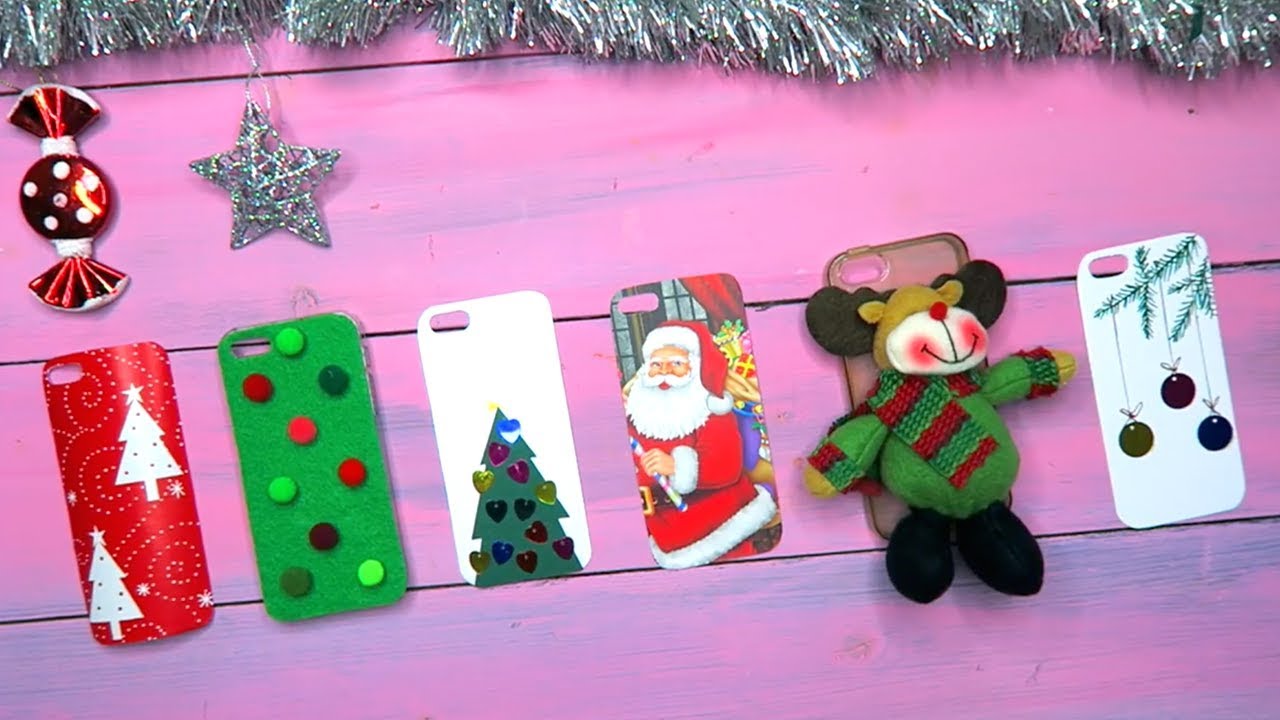 DIY Huse de TELEFON pentru iarna si Sarbatori! - YouTube