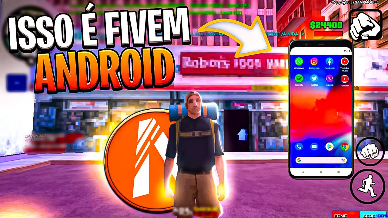 SAIU!!! O NOVO CELULAR ESTILO FIVEM PARA ANDROID NO Brasil Play Vicio 😱 ...