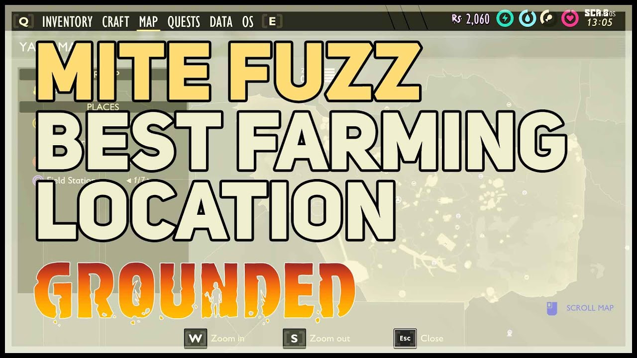 Best Mite Fuzz Farming Location Grounded - YouTube