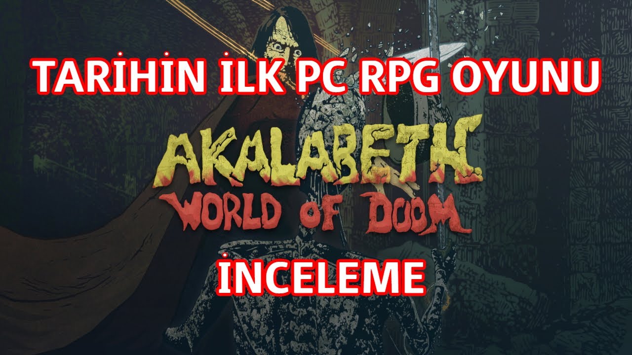 TARİHİN İLK PC RPG OYUNU - Akalabeth: World of Doom - YouTube
