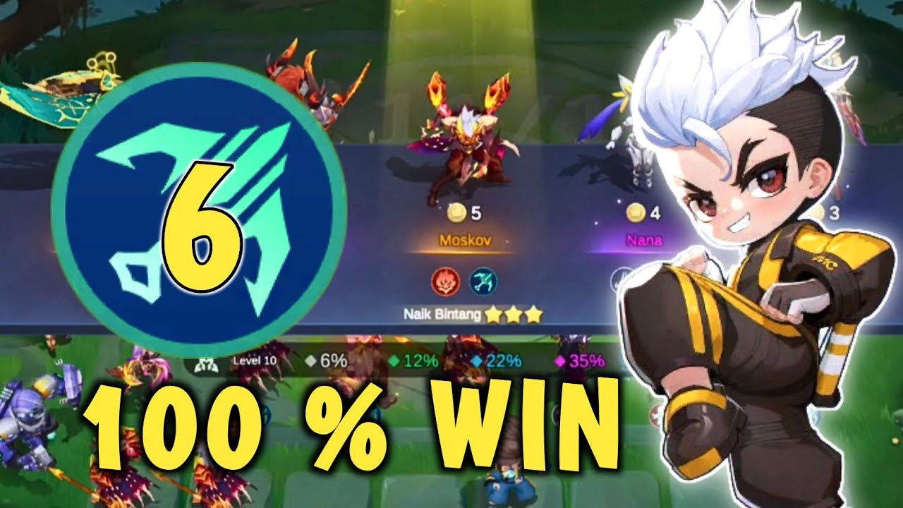 COMBO ANTI TUSUN COMMANDER CHOU 100 % WIN !! MAGIC CHESS GOGO - YouTube