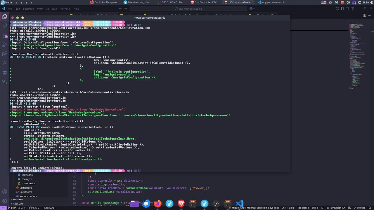 Star coordinates con d3.js y React - Programando hasta terminal mi TFG ...
