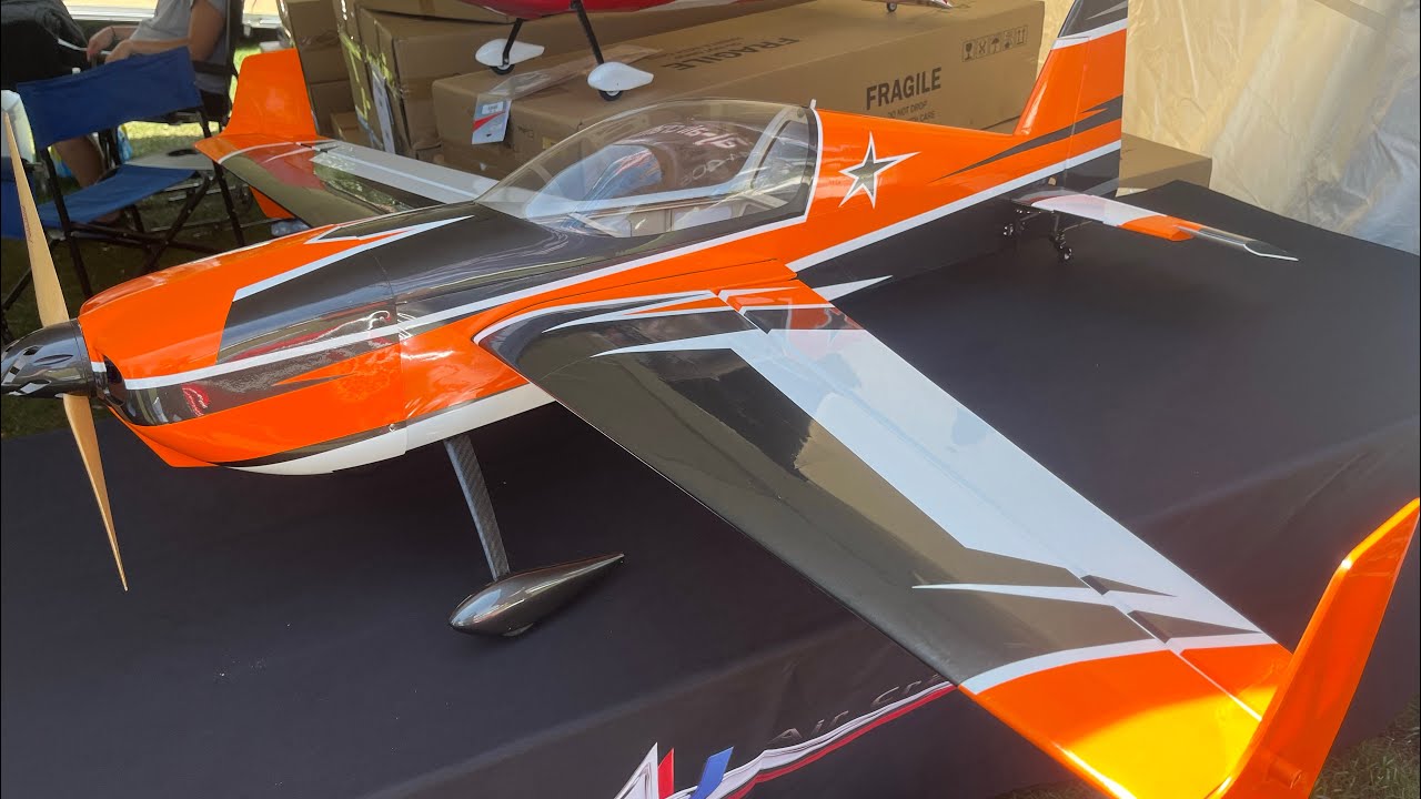 AJ Aircraft 61” Raven At Joe Nall 2024 Flown By Oliver Willis - YouTube