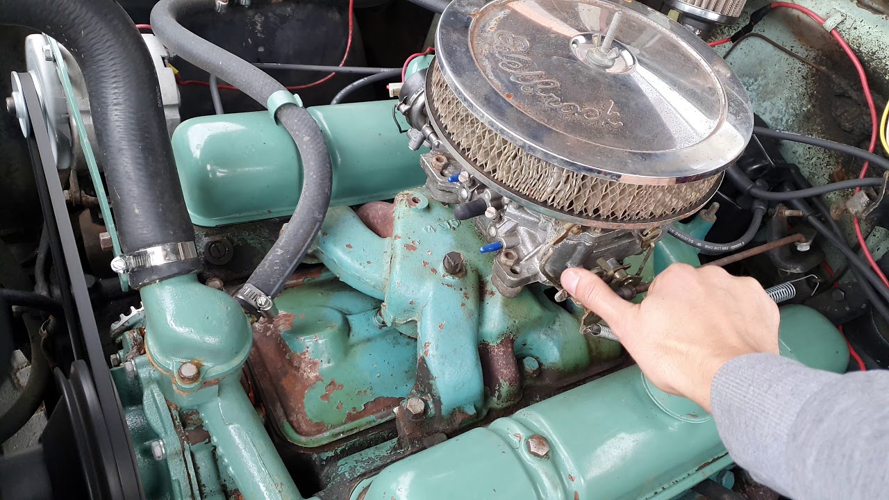 1956 Buick 40 engine running . - YouTube