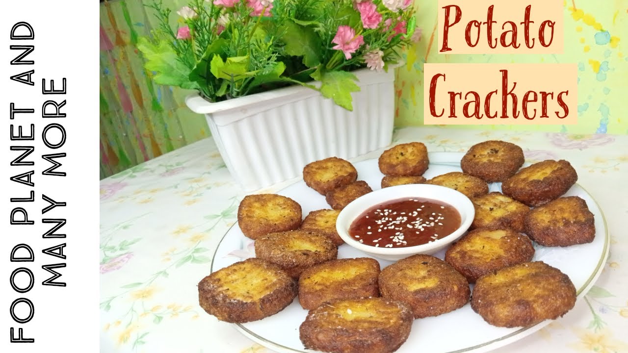 Potato Crackers | Tea Time Evening Snack | Recipe By Food Planet And ...