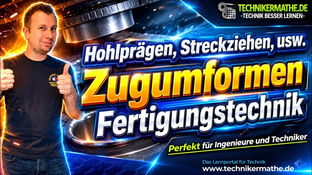 Zugumformen [Verfahren] - Hohlprägen, Streckziehen ...