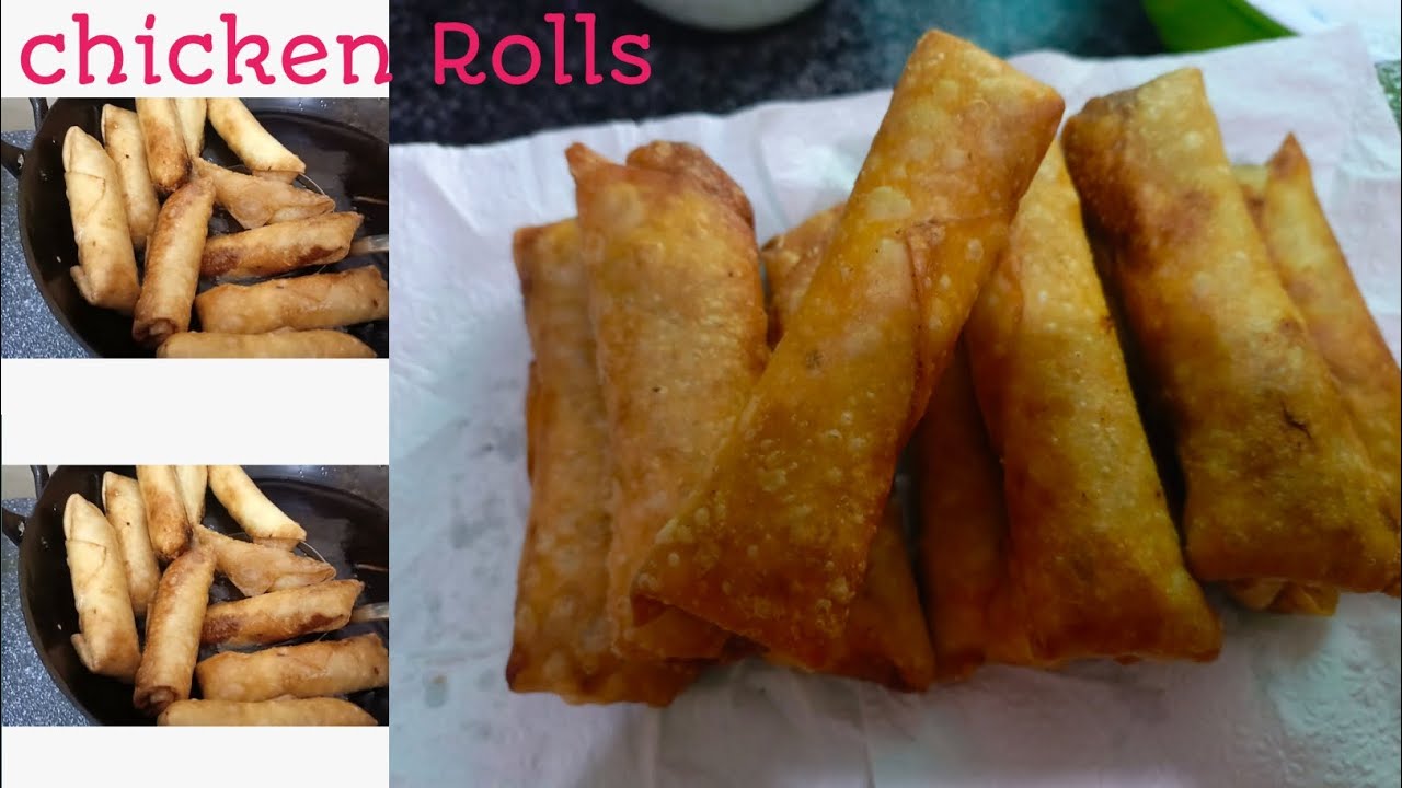 Chicken spring rolls recipe/Make &freeze Ramadan recipes/iftar recipes ...