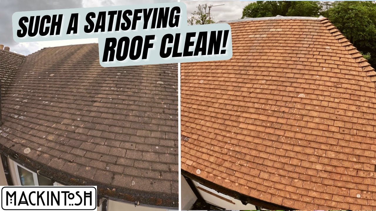 Such A Satisfying Roof Clean! - YouTube