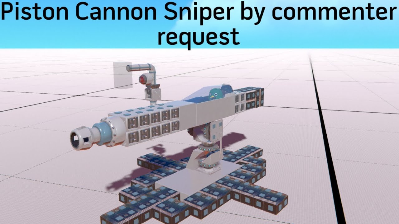 Piston Cannon Sniper comment reply - YouTube