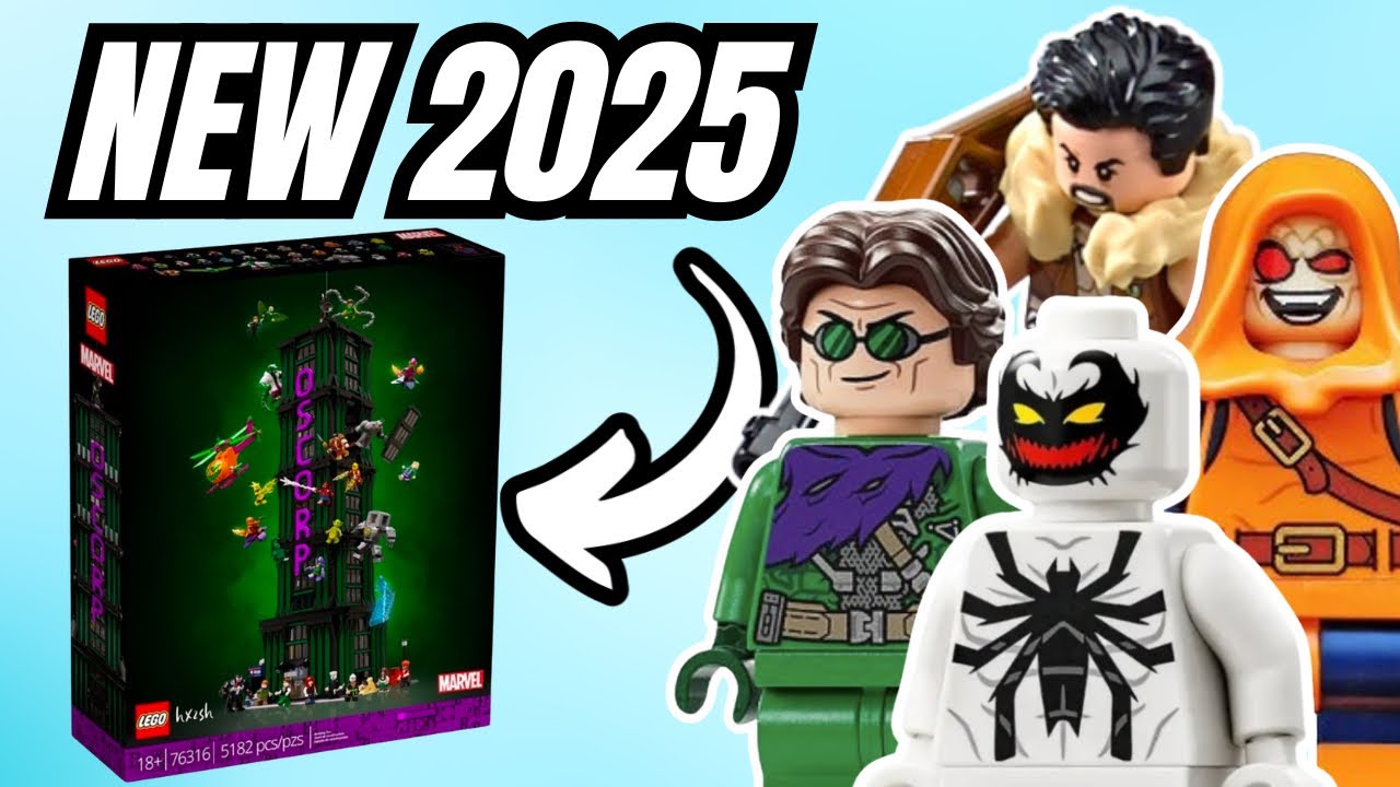 NEW 2025 LEGO Marvel SUMMER Set LEAKS! Oscorp, Spider-Man Villains ...