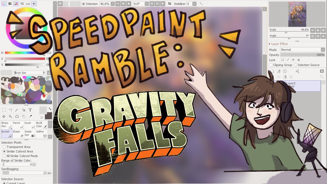 Speedpaint ramble: BILL CIPHER AND GRAVITY FALLS - YouTube