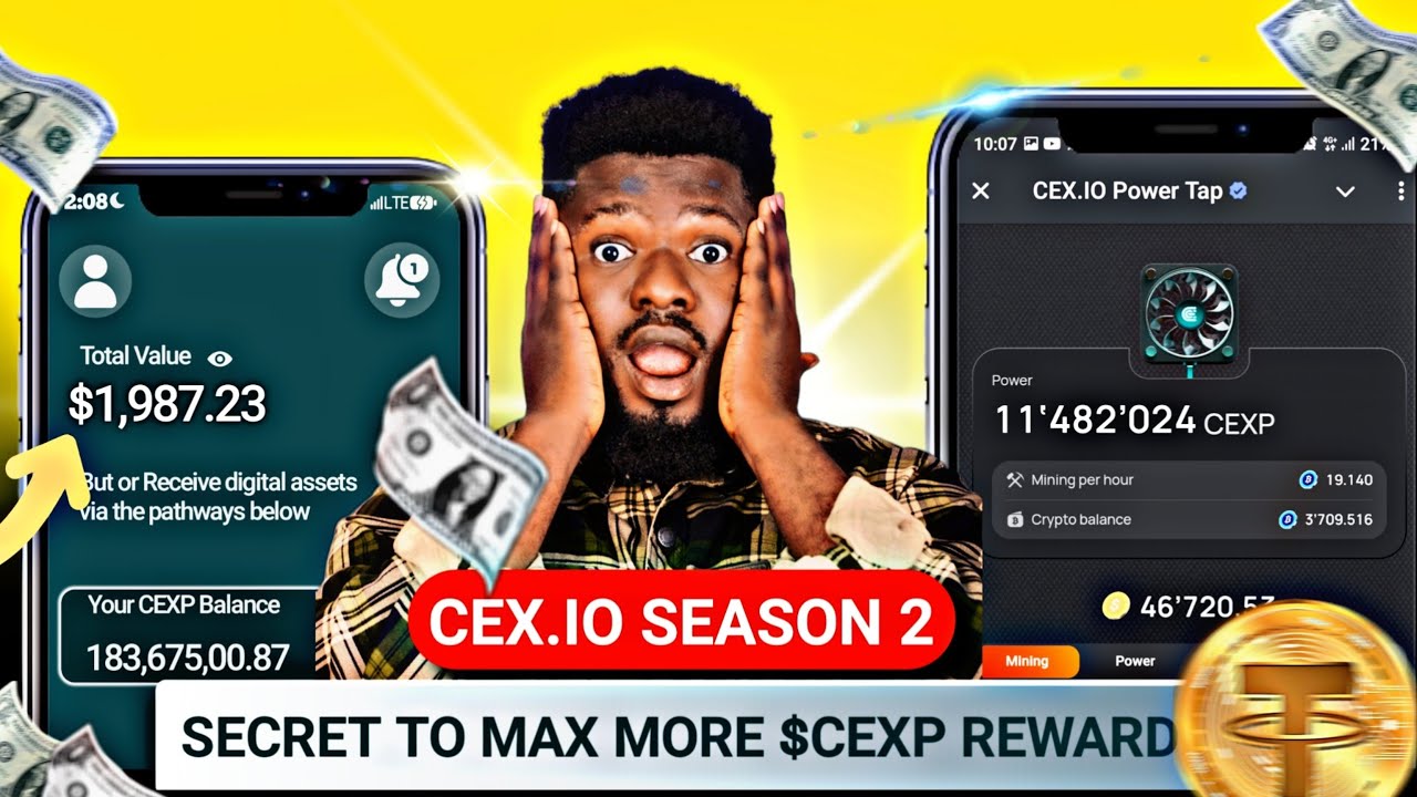 CEX.io SEASON 2: How To Mine More $CEXP Token Before Launch | ($CEXP ...