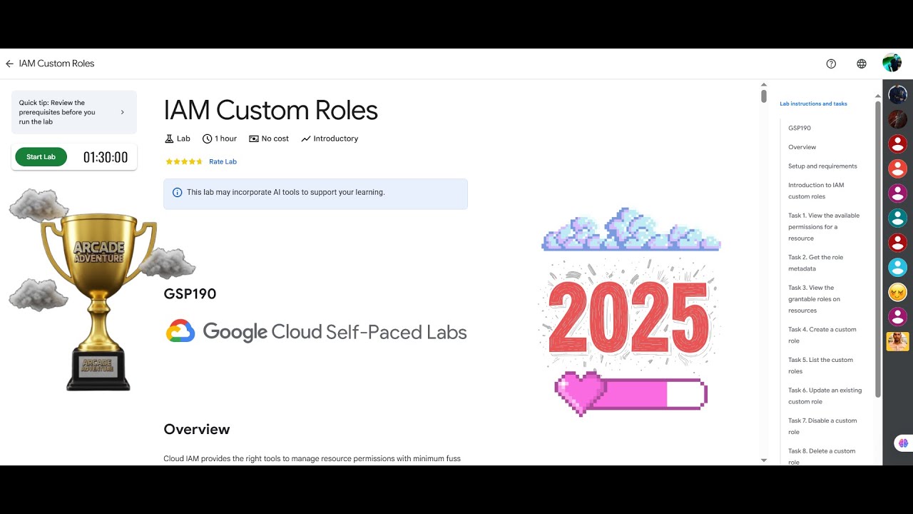[NEW2025] IAM Custom Roles || #qwiklabs || #GSP190 || Lab Solution ...