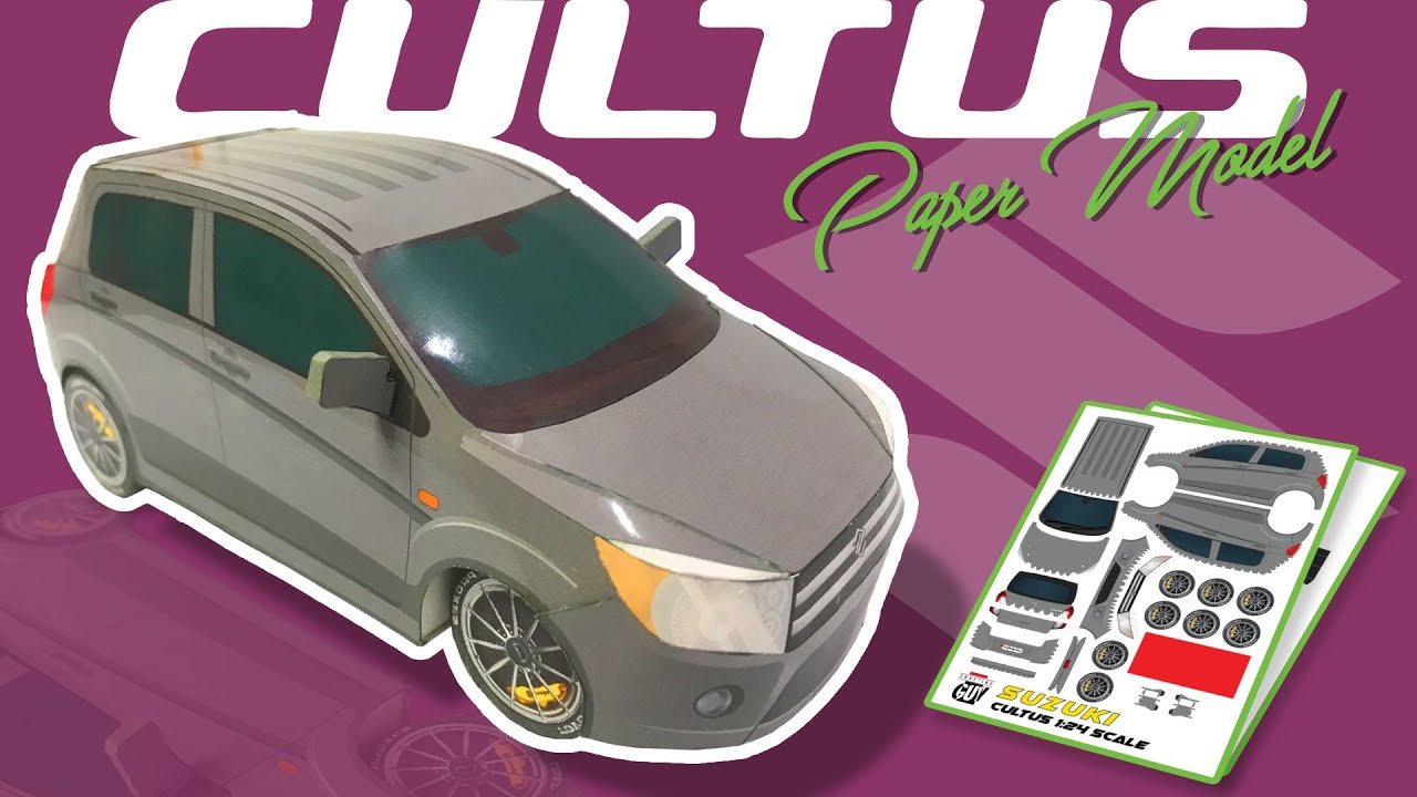 Paper Craft | Suzuki Cultus | Paper Model - YouTube