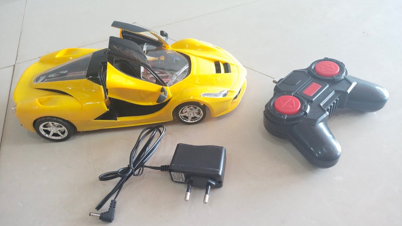 RC Super Car Unboxing || Remote Control Open The Door Car Testing Video ...