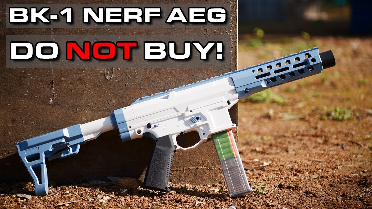 My BK-1 Nerf AEG Broke After 4 Mags! - YouTube