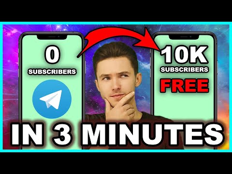 HOW TO GET 10K FREE SUBSCRIBERS ON TELEGRAM CHANNEL IN 3 MINUTES | FASTEST WAY TO GROW TG 2025