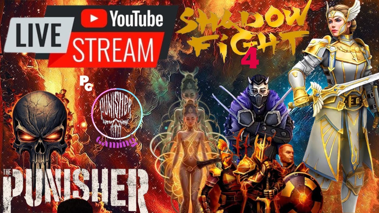 SHADOW FIGHT ARENA 4 Live streaming with PUNISHER GAMING ( Discord link ...