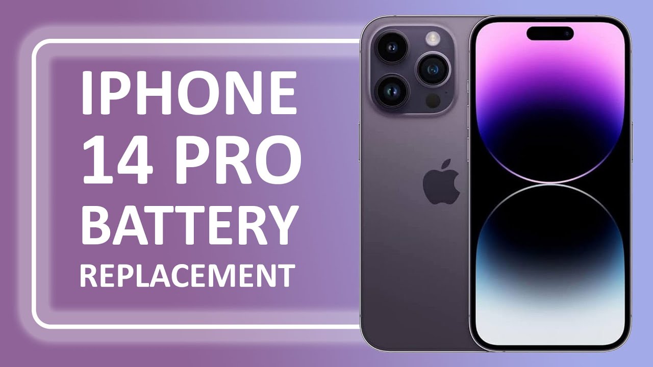 Apple iPhone 14 Pro Battery Replacement Battery Drains Fast | Repair ...